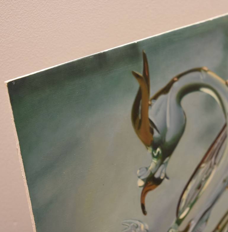 Glass Dragon Painting by salvatore graci | Saatchi Art