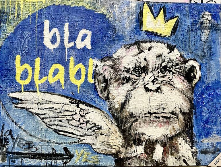 'Bla bla bla' Painting by Diezel Art | Saatchi Art