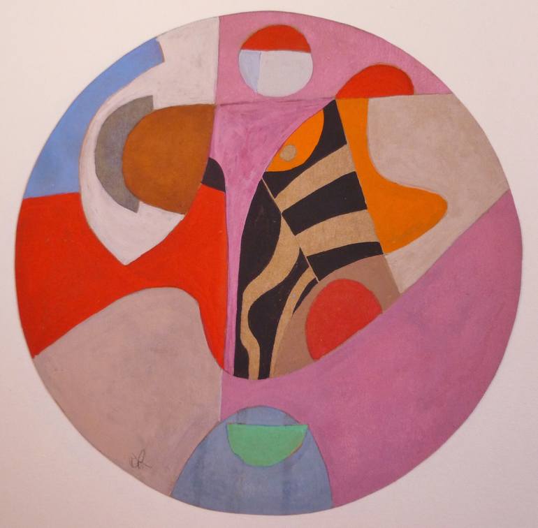 Rosy Smile Painting by Derek Roberts | Saatchi Art