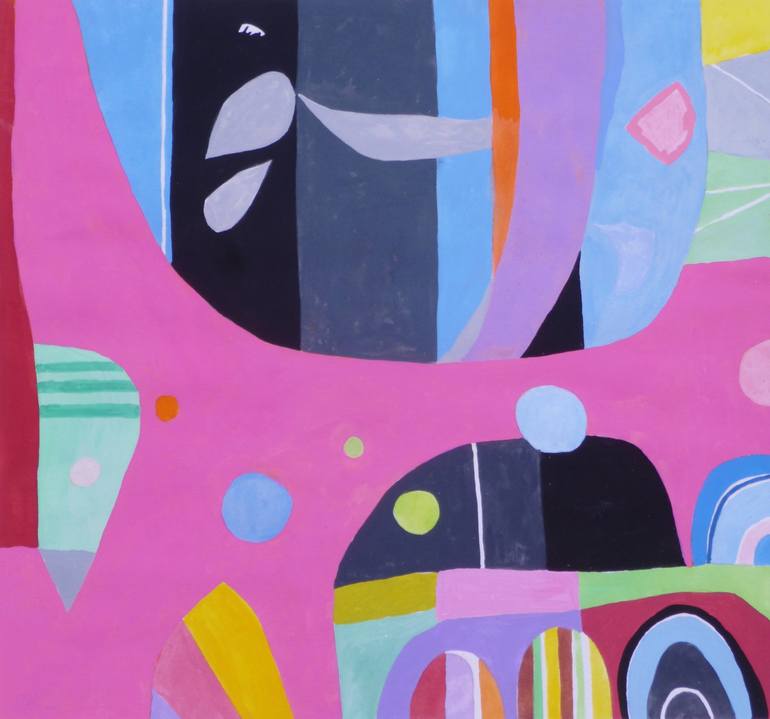 The Visit Painting by Derek Roberts | Saatchi Art