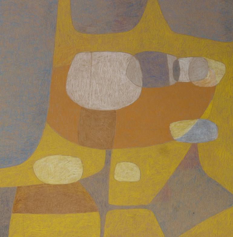 Field Flats Drawing by Derek Roberts | Saatchi Art