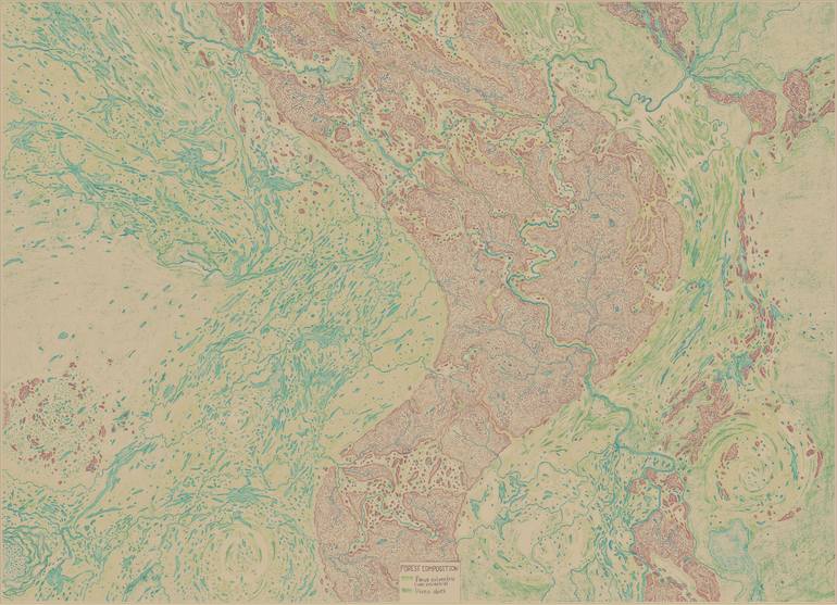 Energy Vortexes Drawing by Map Drawings | Saatchi Art