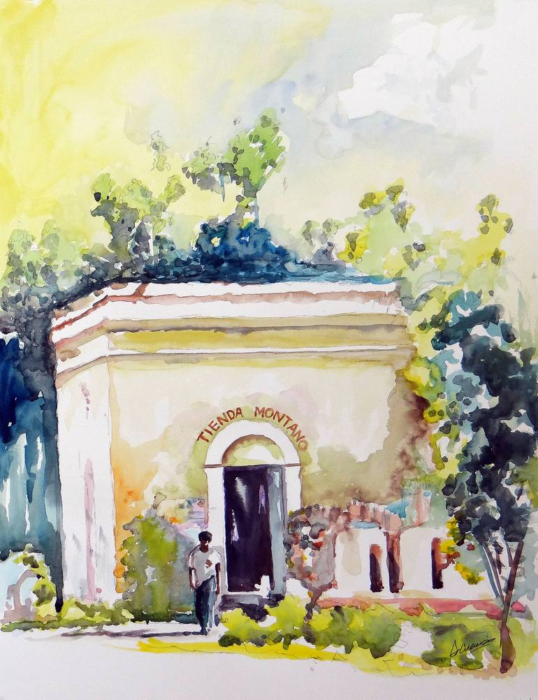 Tienda Montana Painting by Gilbert Cuevas | Saatchi Art