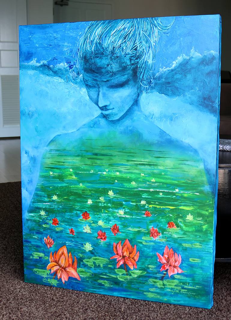 Soul-searching Painting by Sujith Nambiar | Saatchi Art