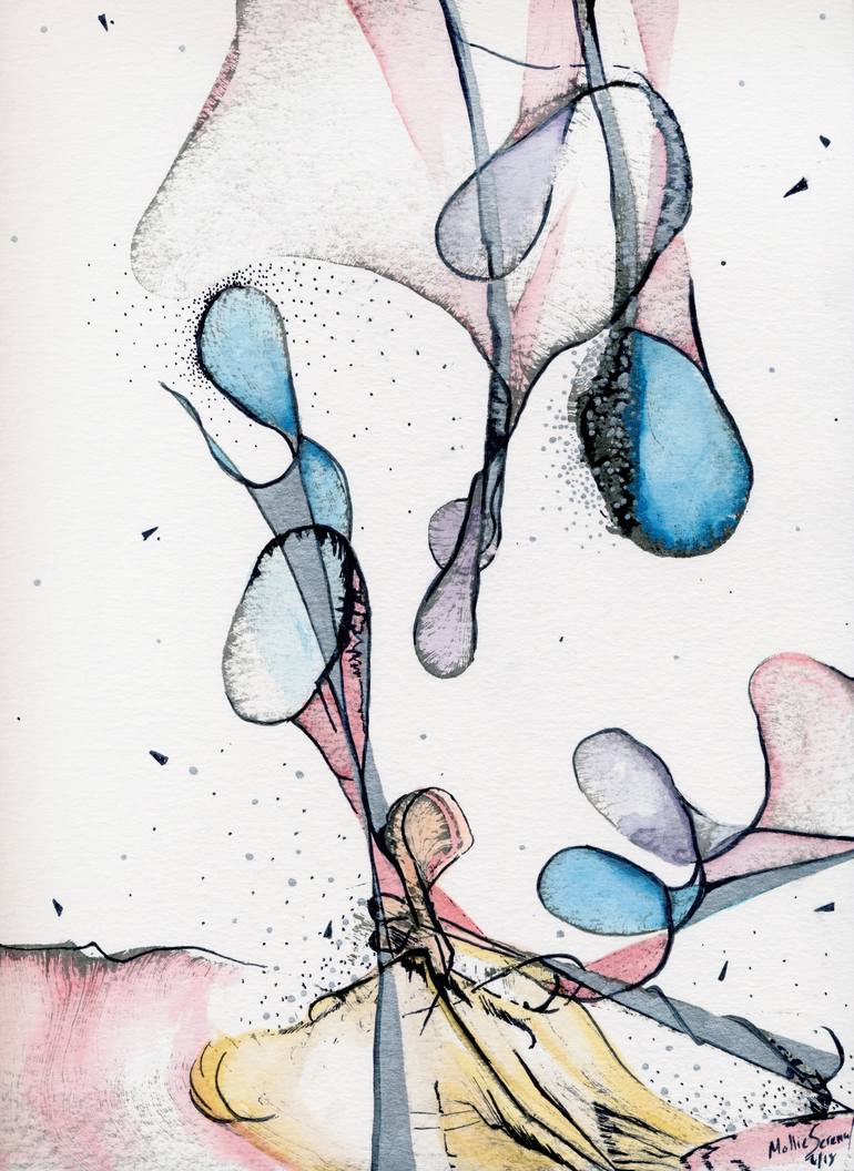 SeenUnseen Untitled 15 Drawing by Mollie Serena | Saatchi Art