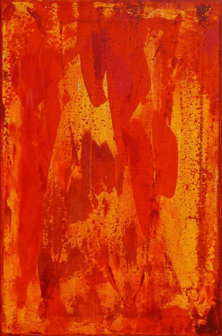 AB. #4 (RUST) Painting by Dima Braga | Saatchi Art