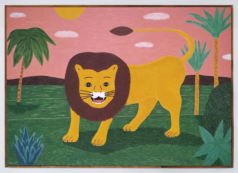 Lion Painting by Artem Proot | Saatchi Art