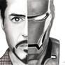 Robert Downey Jr. Tony stark/ Iron man Drawing by madura venkatachalam ...