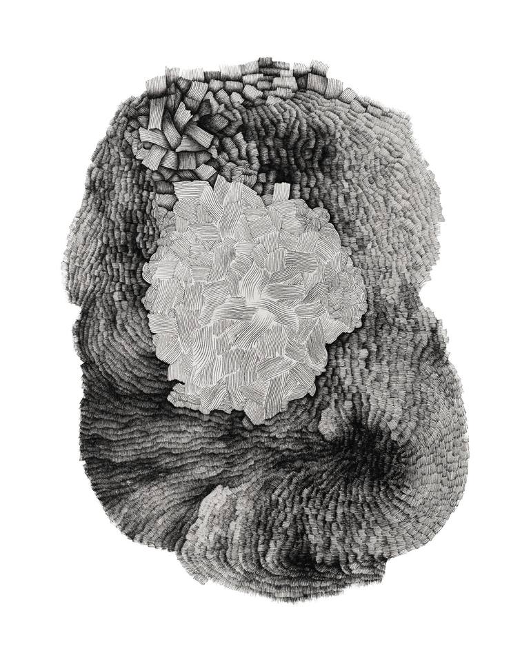 Rebuilding Drawing by Kathryn Knudsen | Saatchi Art