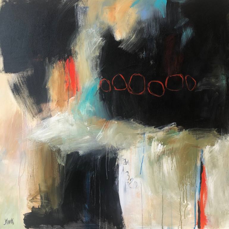 Collide Painting by Julie Klimentos | Saatchi Art