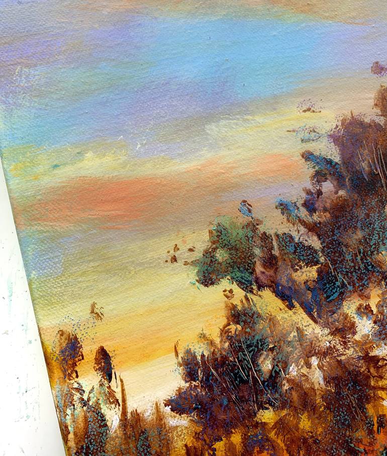 Golden Garden Dream Painting by Jennifer Taylor | Saatchi Art