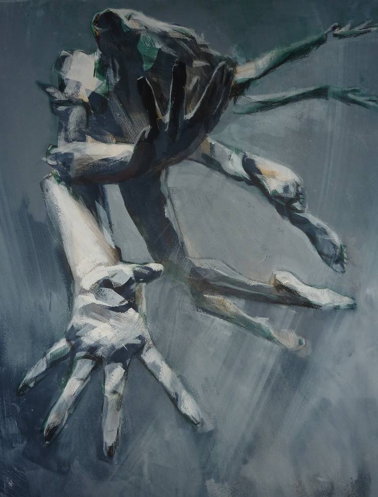 Corroded Cohesion(Preliminary Sketch)12 Painting by Josh Bowe | Saatchi Art