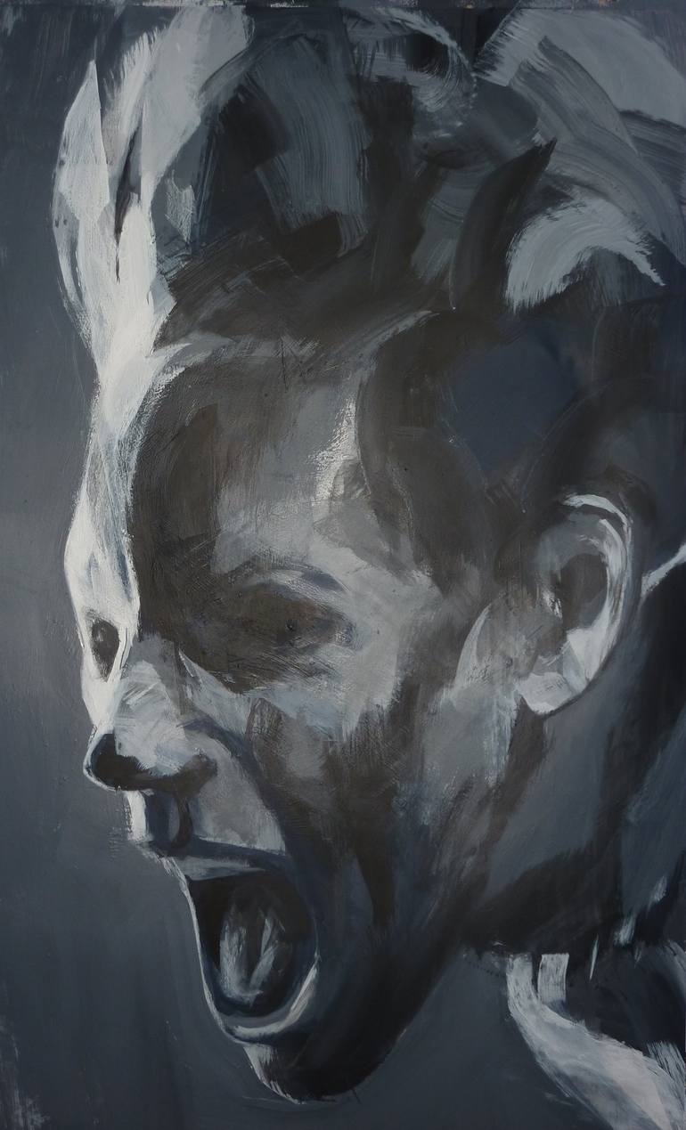 Corroded Cohesion(Preliminary Sketch)23 Painting by Josh Bowe | Saatchi Art