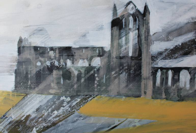 Whitby Abbey Eleven Painting by Josh Bowe | Saatchi Art