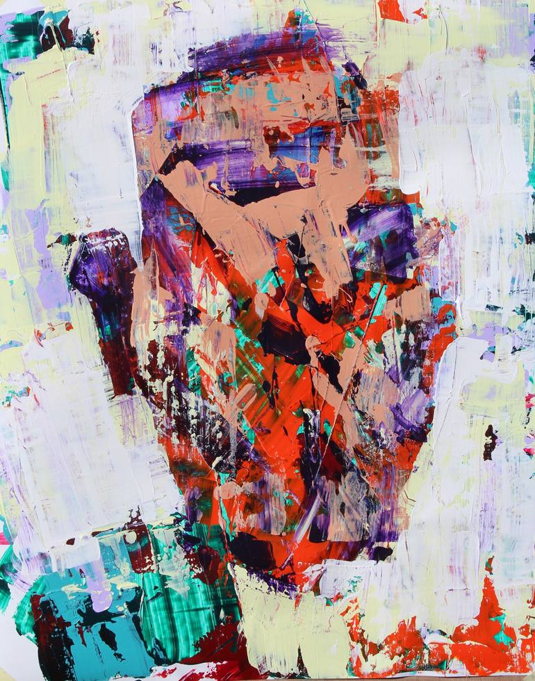 Harlequin Politics Painting by Josh Bowe | Saatchi Art