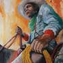 Cowboy Jim Painting by George Wilson | Saatchi Art