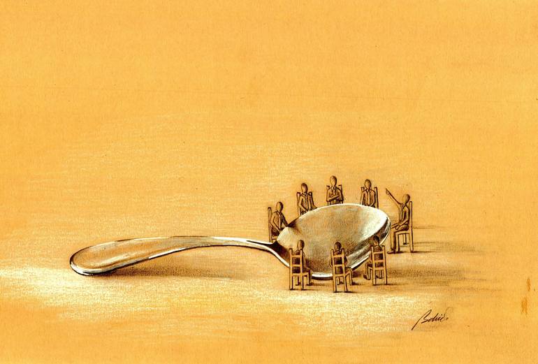 bargain Drawing by Behice Kolcak Sark | Saatchi Art