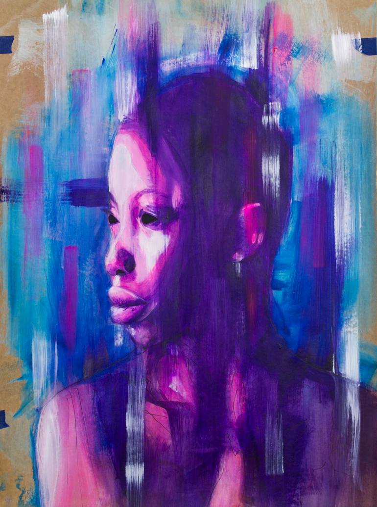 The Pink Oracle Painting by Its Perfect Chaos | Saatchi Art