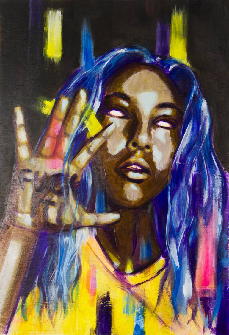 FemmeFatene vol. 1 Painting by Its Perfect Chaos | Saatchi Art