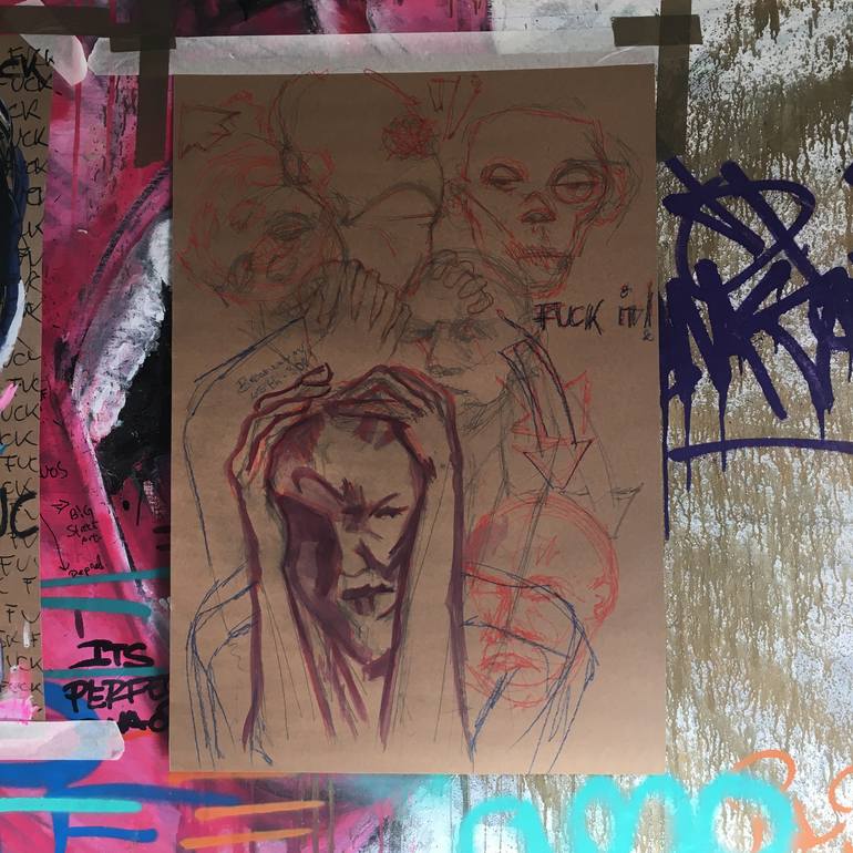 Headache Painting by Its Perfect Chaos | Saatchi Art