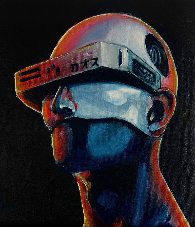 Cyberpunk Reencarnation (Alienated Vol. VII) Painting by Its Perfect ...