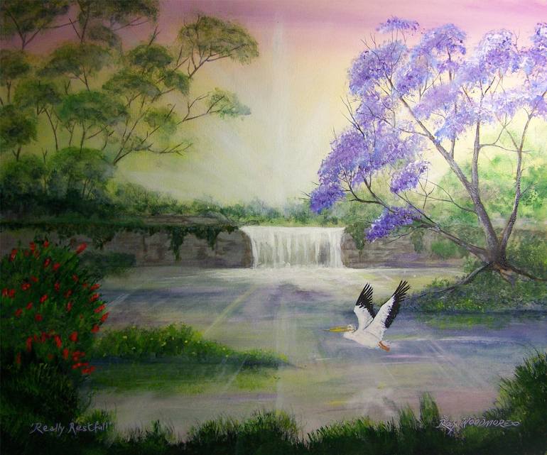Really Restful. Painting by Rex Woodmore | Saatchi Art