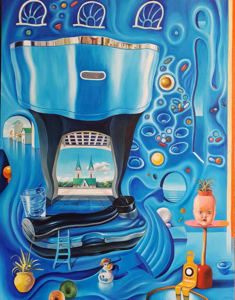 Average expectation Painting by Misung Kim | Saatchi Art