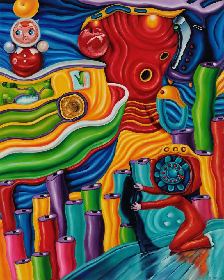 Insecurity, Sein und Zeit Painting by Misung Kim | Saatchi Art