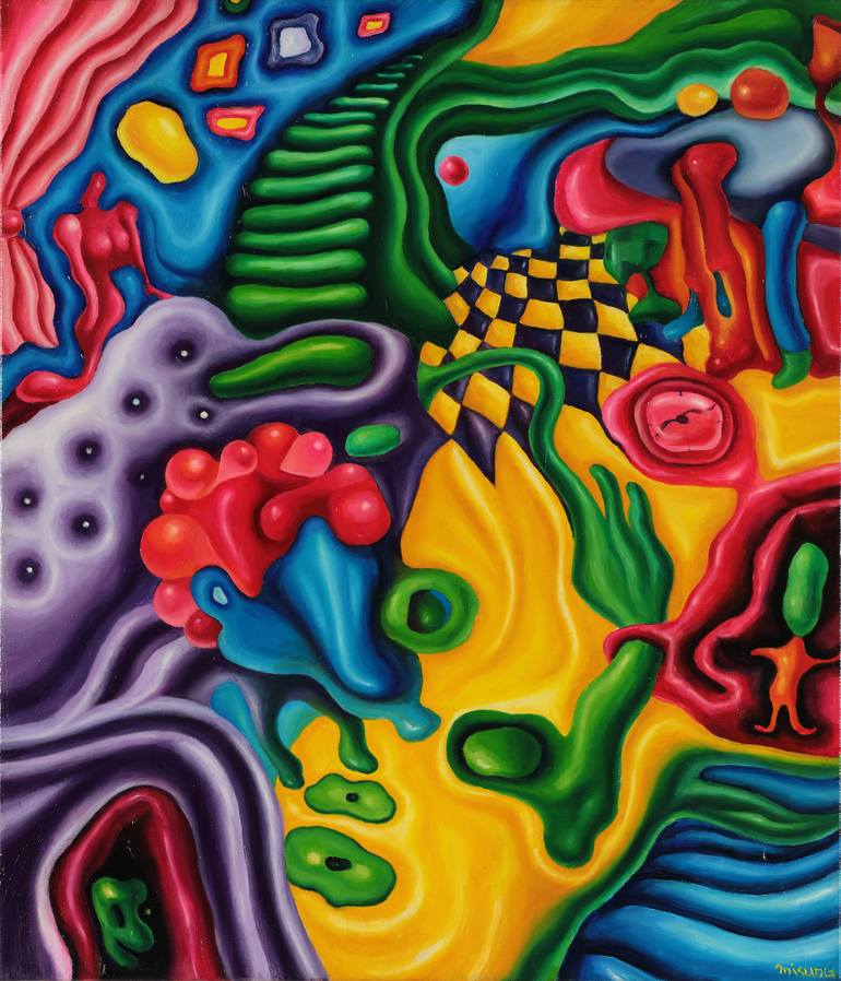 The area of survival Painting by Misung Kim | Saatchi Art