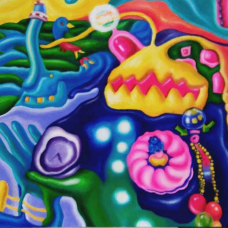 A boring excuse Painting by Misung Kim | Saatchi Art