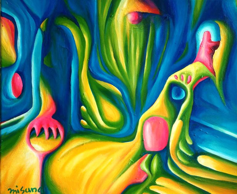 Individual emesis Painting by Misung Kim | Saatchi Art