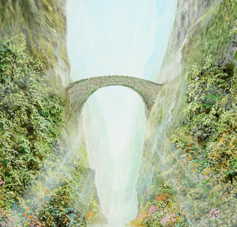 the connection / Die Verbindung Painting by S i l v i a n S T E R N H A ...