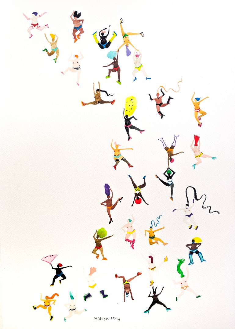 Pixie Dust Painting by Marisa Mu | Saatchi Art