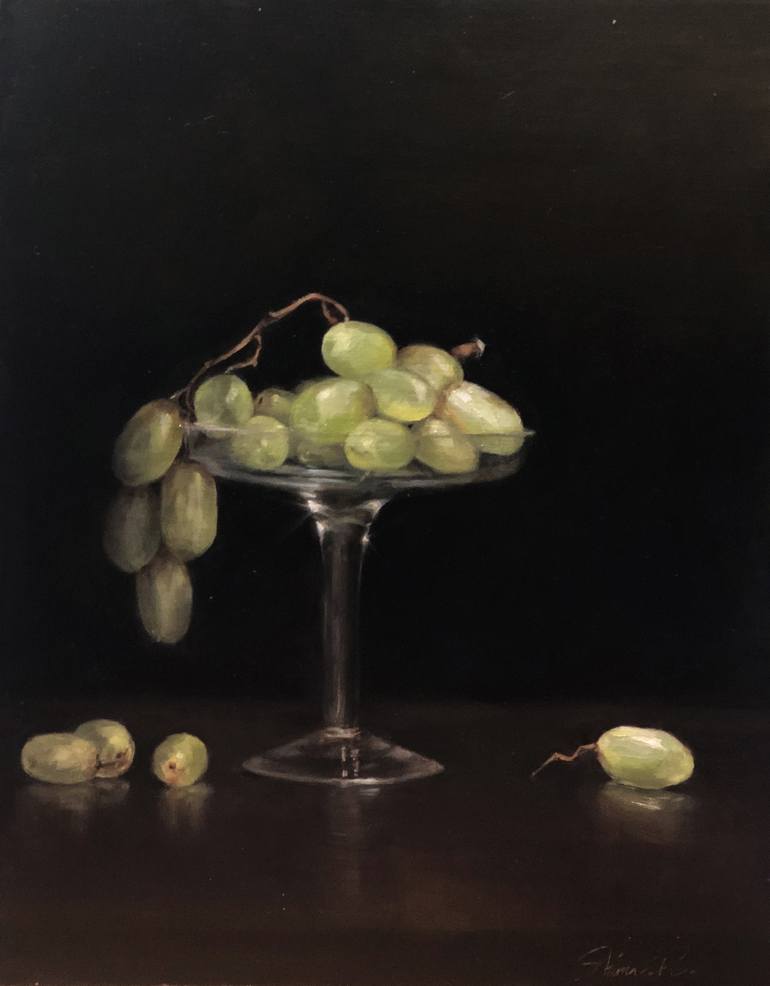 Grapes Painting by Shima Rabiee | Saatchi Art