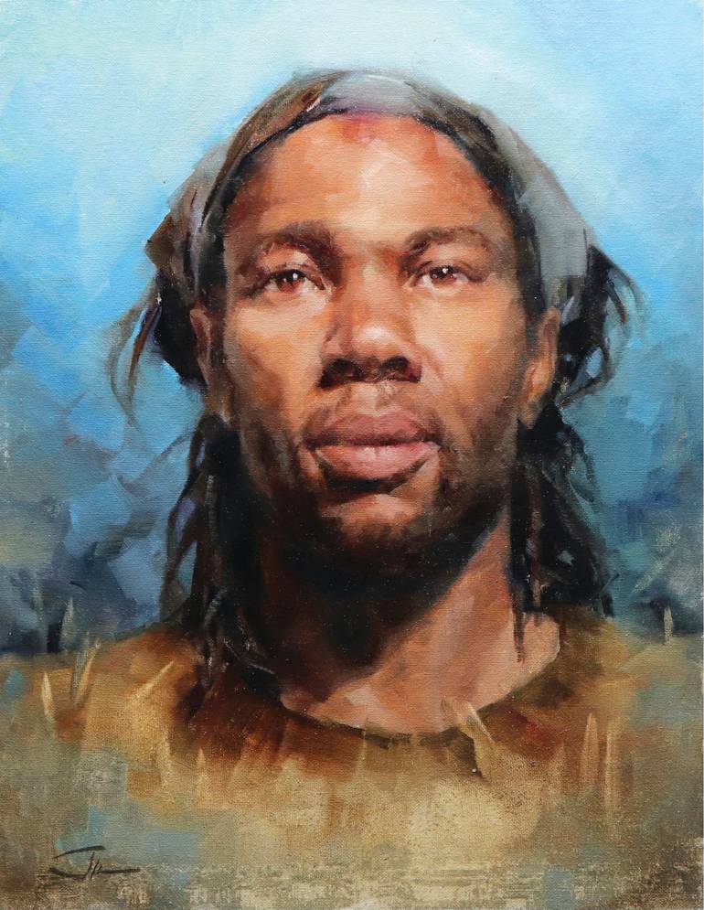 Portrait Study#1 Painting by Shima Rabiee | Saatchi Art