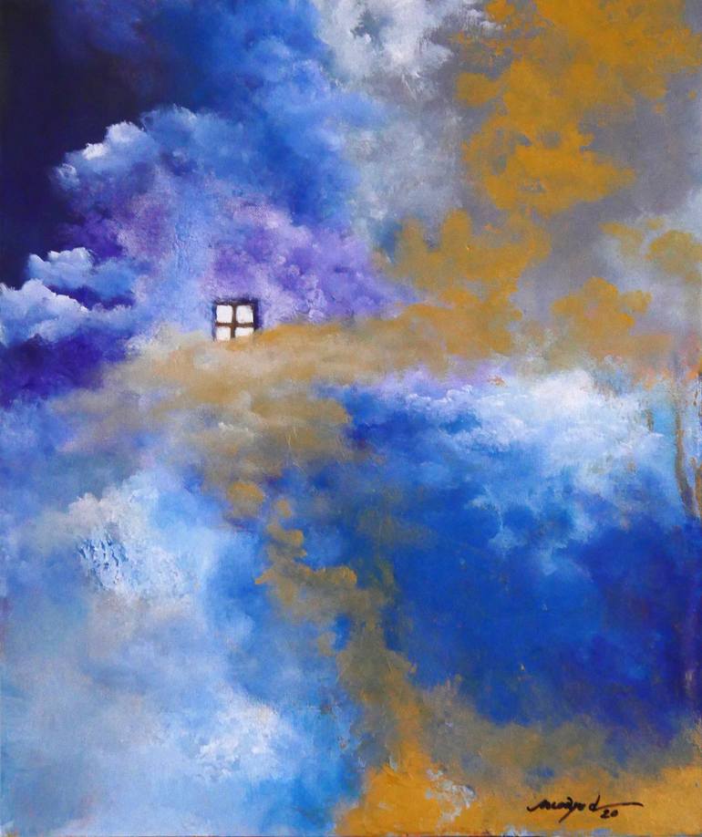 The window of Heaven Painting by Moayed Shlemon | Saatchi Art