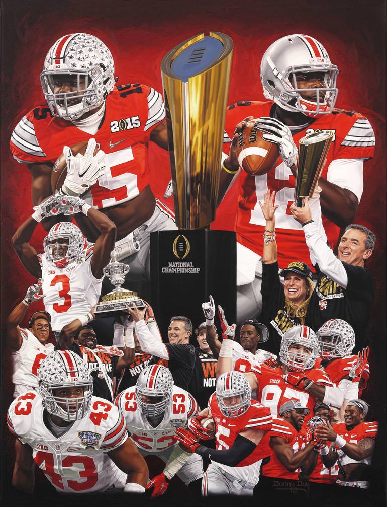 Three Games to Glory Painting by Danny Day | Saatchi Art