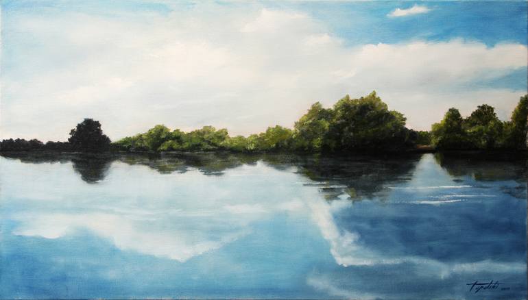 River of Dreams Painting by Darko Topalski | Saatchi Art