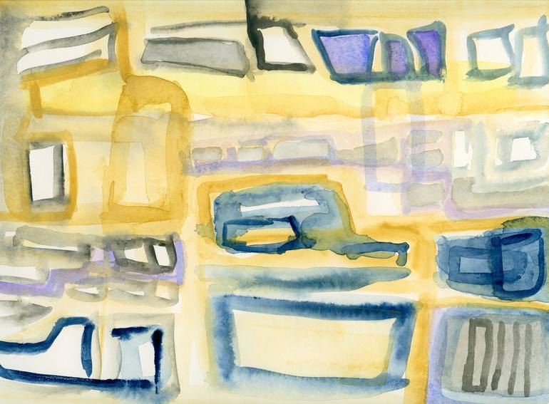 Chutes and Ladders Painting by Victoria Kloch | Saatchi Art