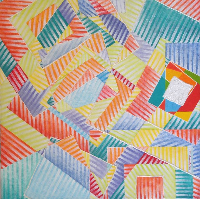 Squares Painting by Timm Murany | Saatchi Art