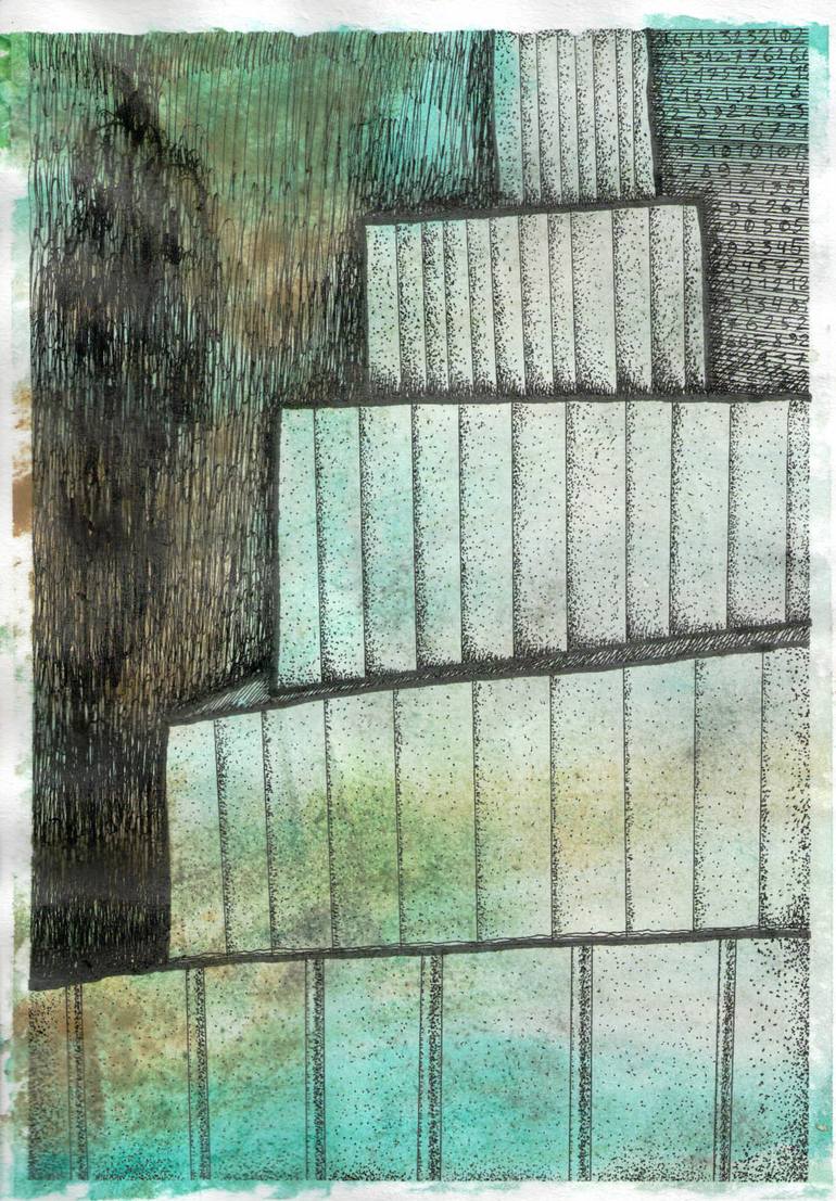 Ascend-descend no.3 Drawing by Theodor Arkhipov | Saatchi Art