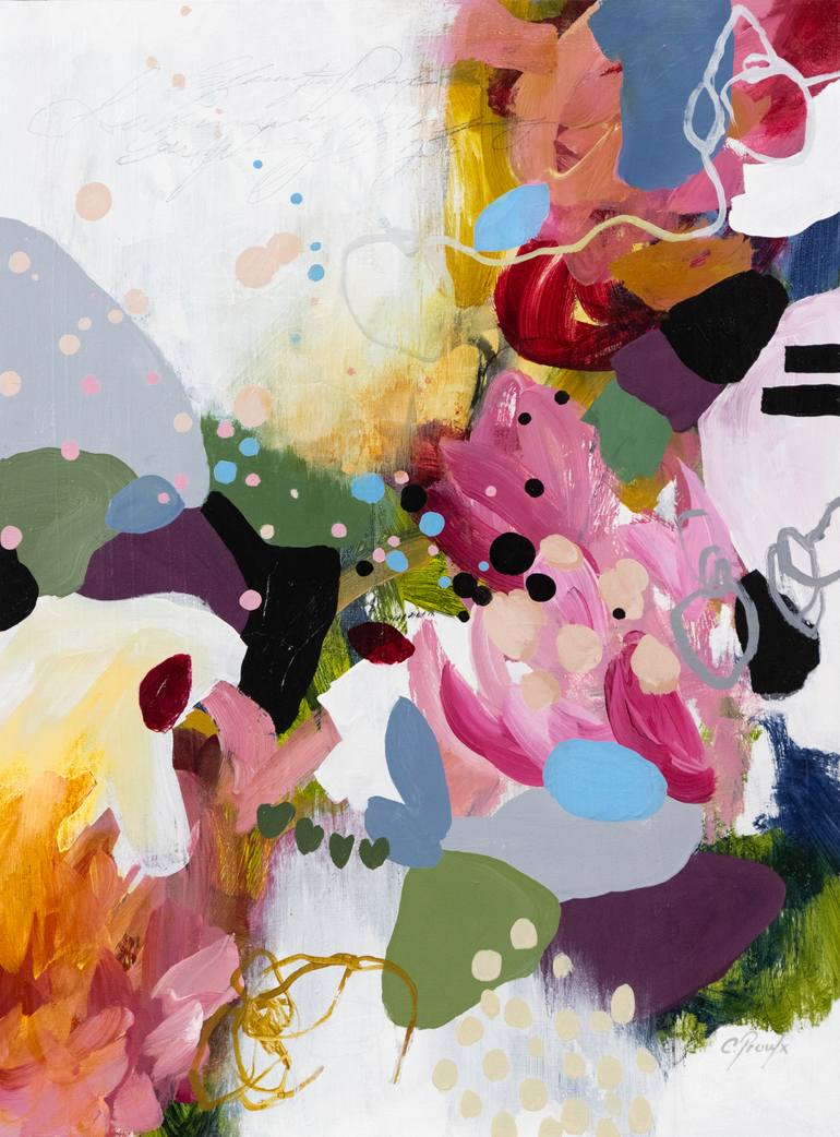 Je te promets (I promise you) Painting by Chantal Proulx | Saatchi Art