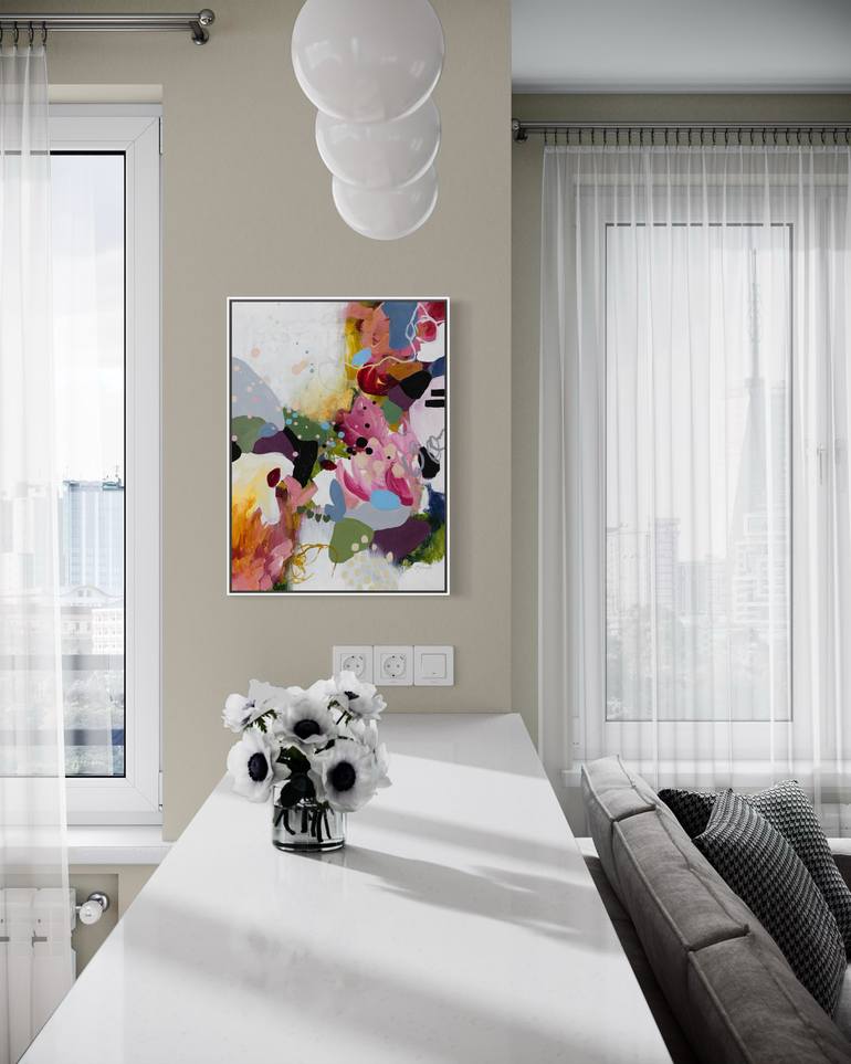 Je te promets (I promise you) Painting by Chantal Proulx | Saatchi Art