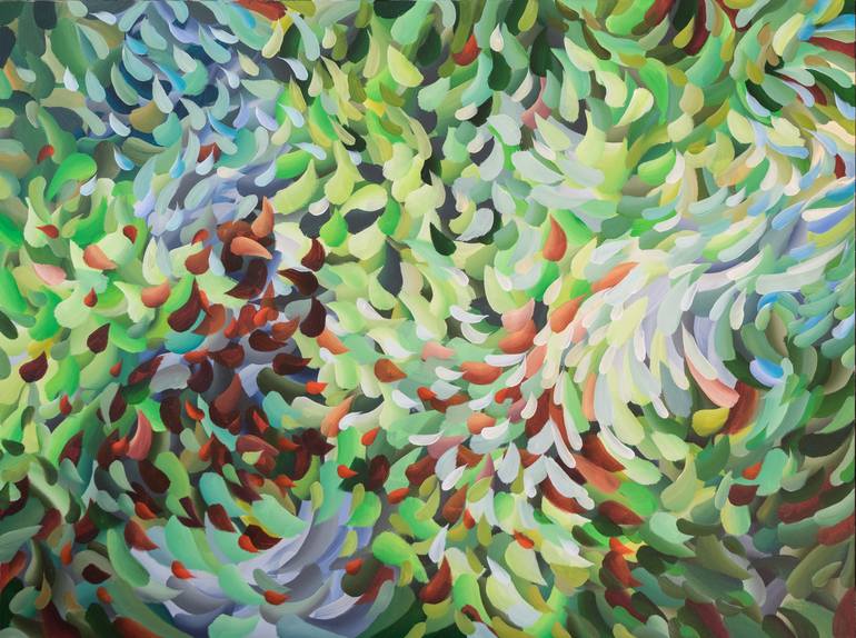 Les paroles s'envolent - Original large acrylic abstract painting ...