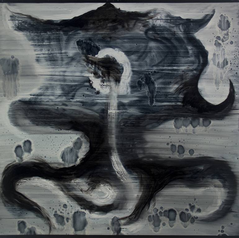 tree of fate Painting by paschalis locas | Saatchi Art