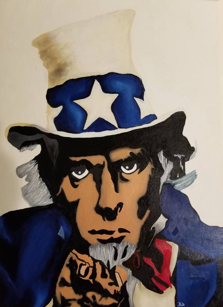 Uncle Sam Painting by Aaron DeBellis | Saatchi Art
