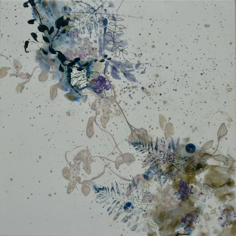 The contemplation garden - September 12 Painting by lorraine tuck ...