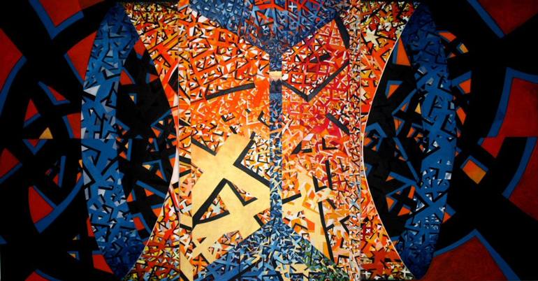 variations on more or less Painting by Noel Betowski | Saatchi Art