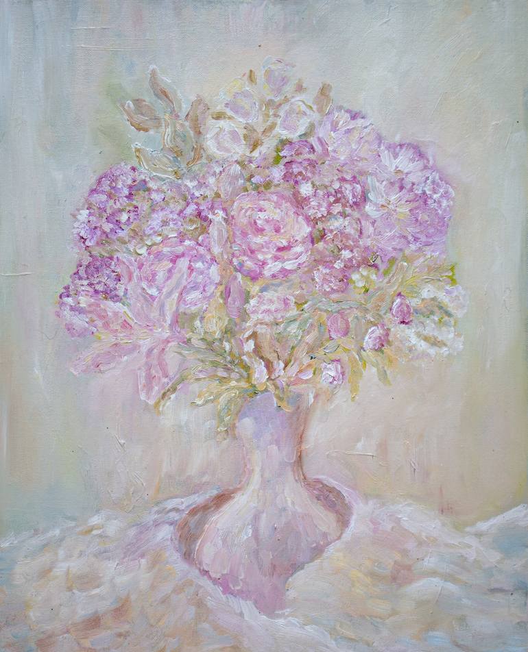 The Dying Bouquet Painting by Isobel Williams | Saatchi Art United Arab ...
