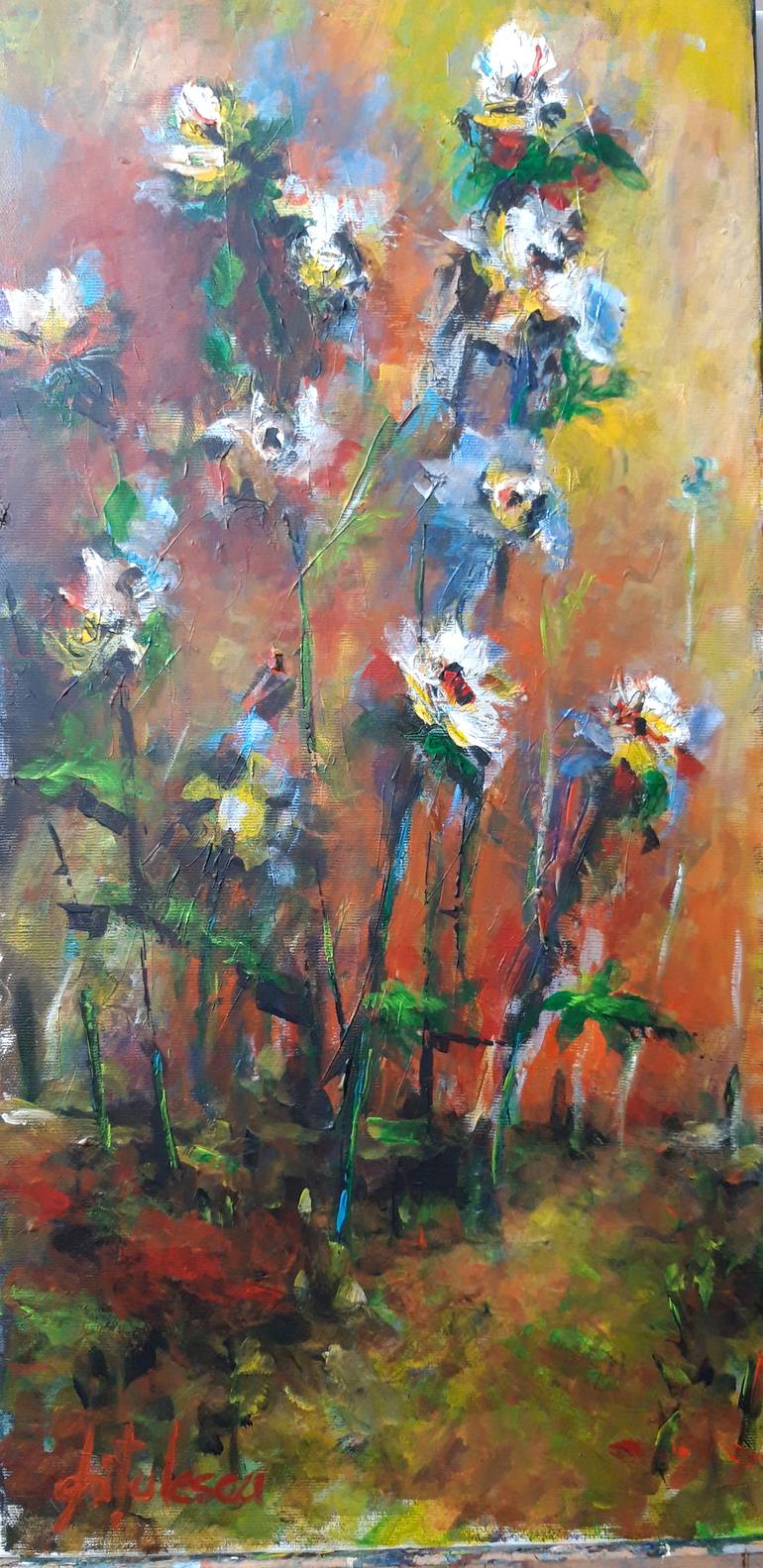 Deep Red Painting by GHITULESCU ADONIS | Saatchi Art